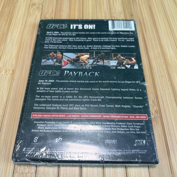 UFC | Media | New Ufc 4748 Its On Ultimate Fighting Championship Dvd 2 ...